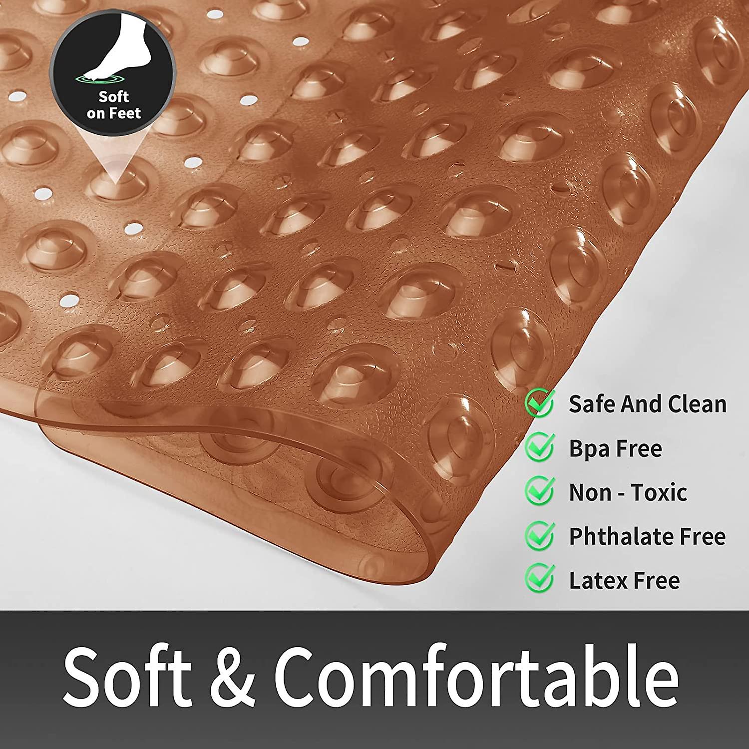 Square Bath Shower Tub Mat For Bathroom, Non Slip Bathtub Mats With ...