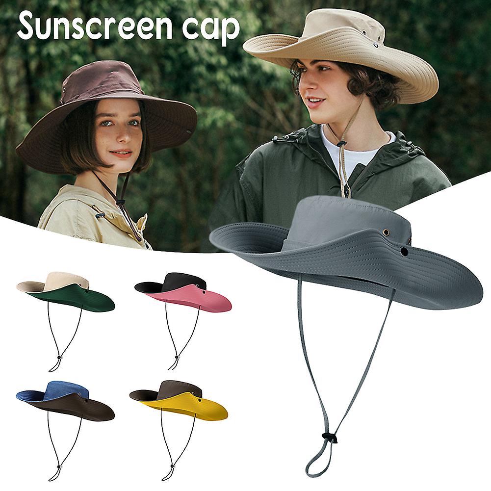 Personalized Dual-Use Large Brim Sun Hat, Comfortable Breathable Sun ...