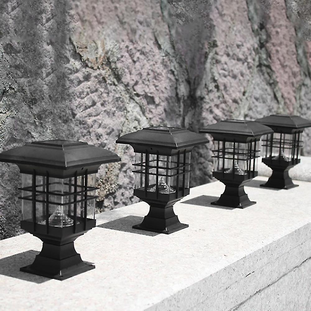 Solar Post Column Lamp Waterproof Landscape Garden Solar Light Led ...