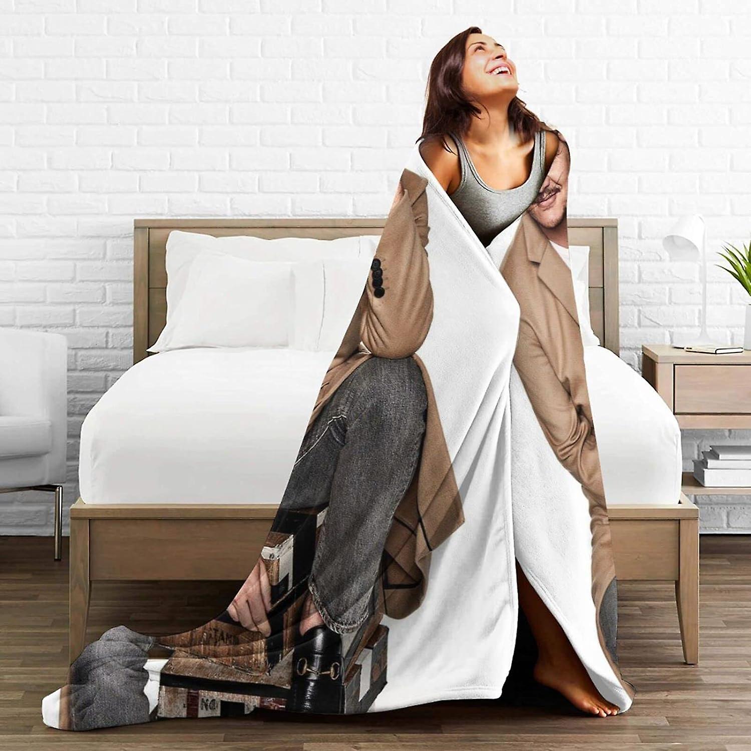 Collage tæppe Pedro Celebrity Pascal Flannel tæppe Bløde og behagelige ...