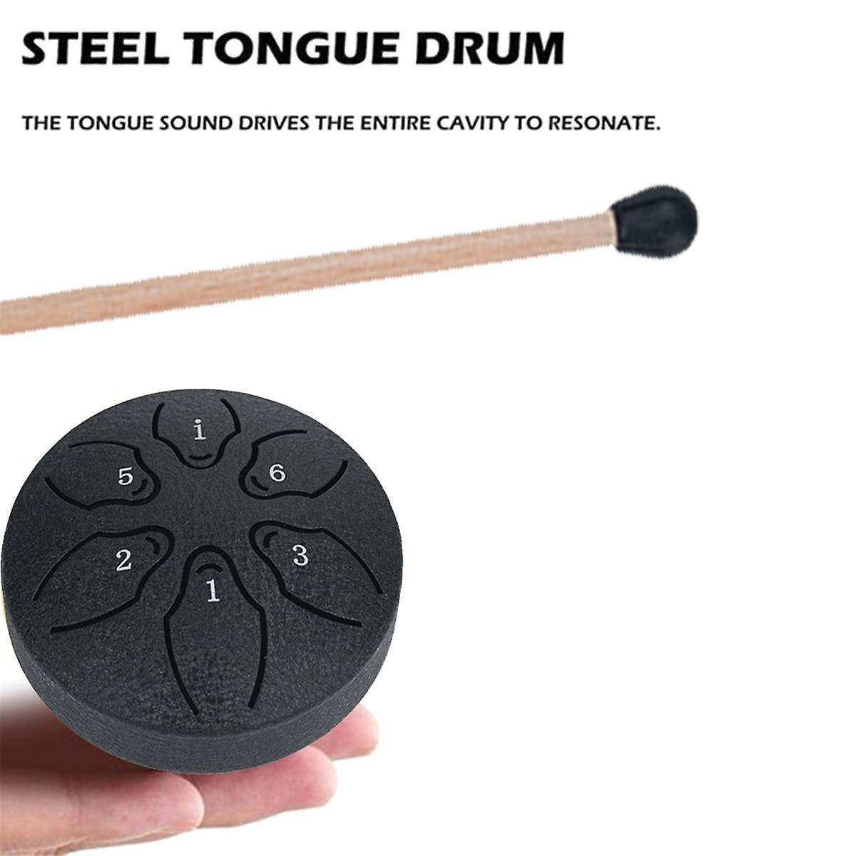 Rain Drum for Outside Steel Tongue Drum, 6 Notes 3 Inches Chakra Tank ...