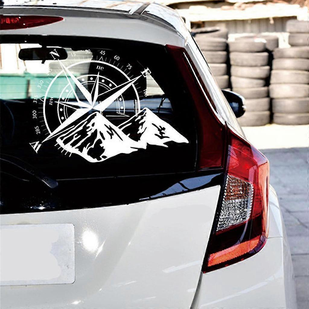 48*34cm Off-road Compass Car Sticker Rose Navigate Vinyl Sticker Decal ...