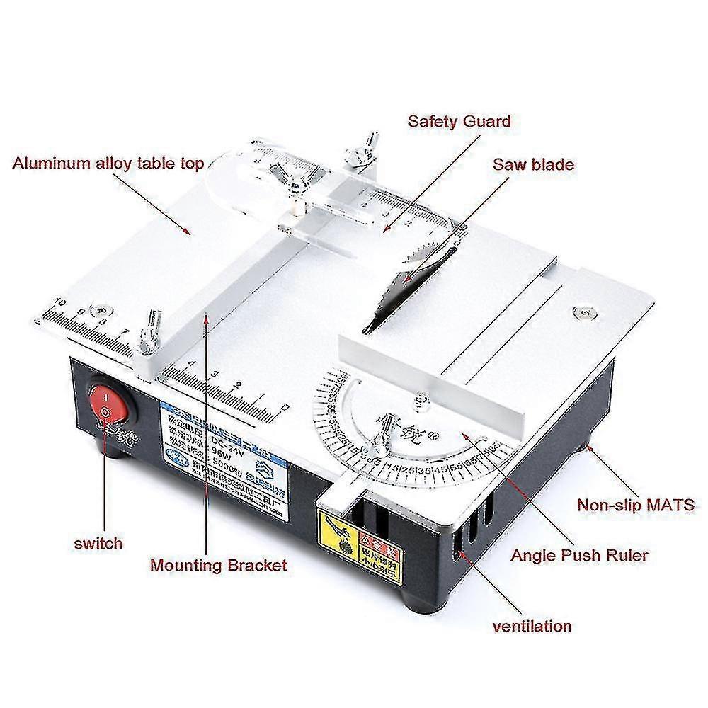 Mini multifunksjonell bordsag Elektriske skrivebordssager Liten ...