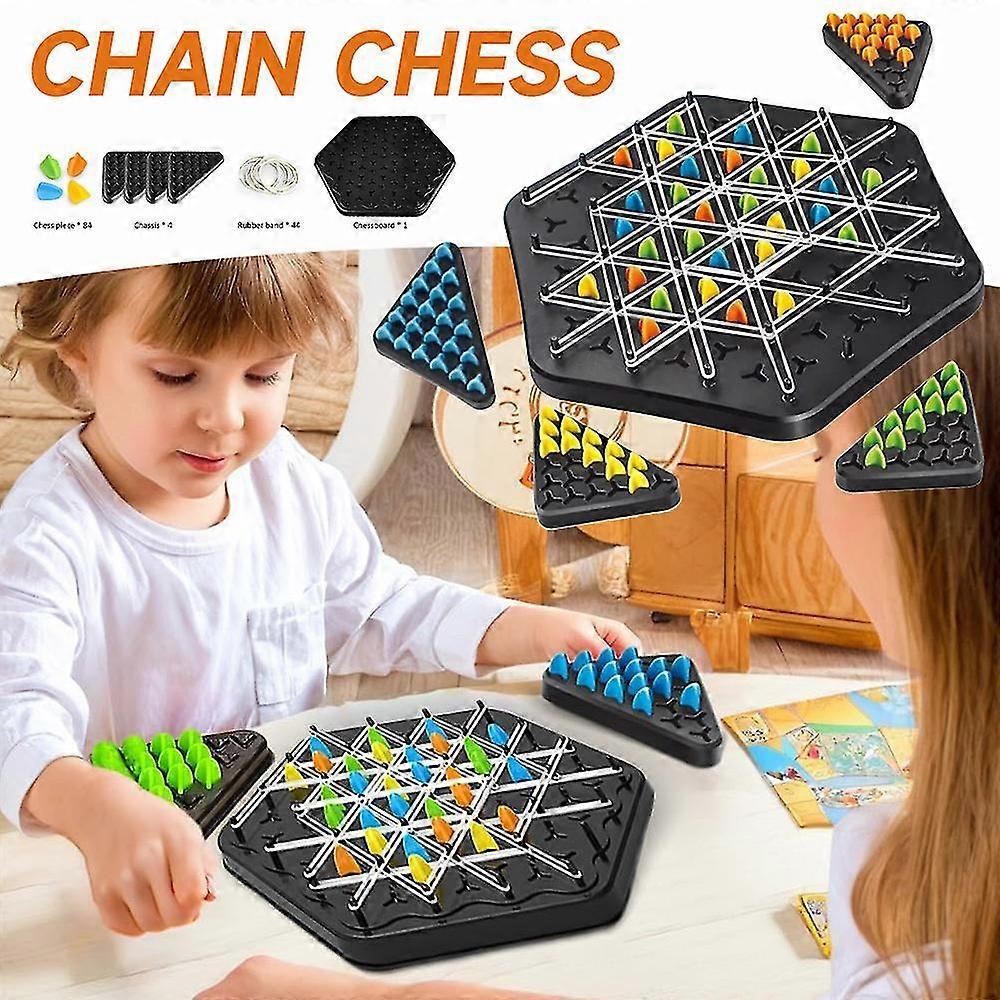 Chain Triangle Game, Interactive Board Game, Triangle Chess Board Game ...