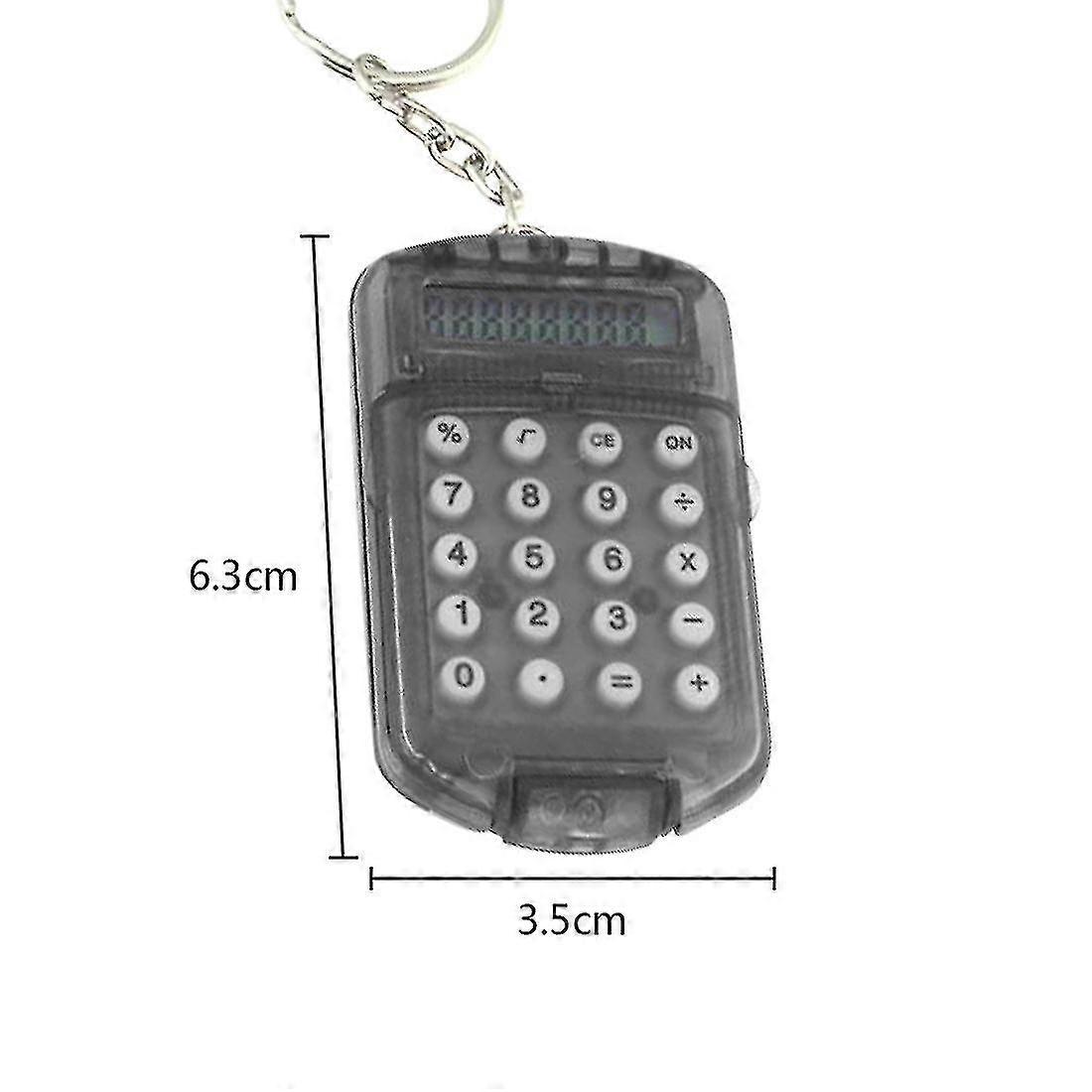 Mini Calculator Key Ring Creative Keychain Design Calculator Pocket ...