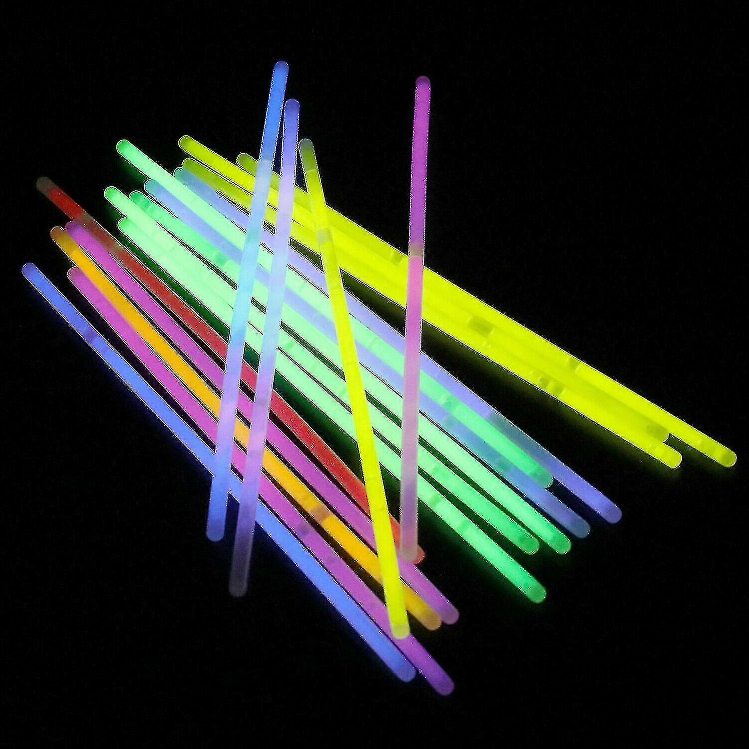 10~300pcs Glow Sticks Bracelets Necklaces Neon Colours Party Favors ...