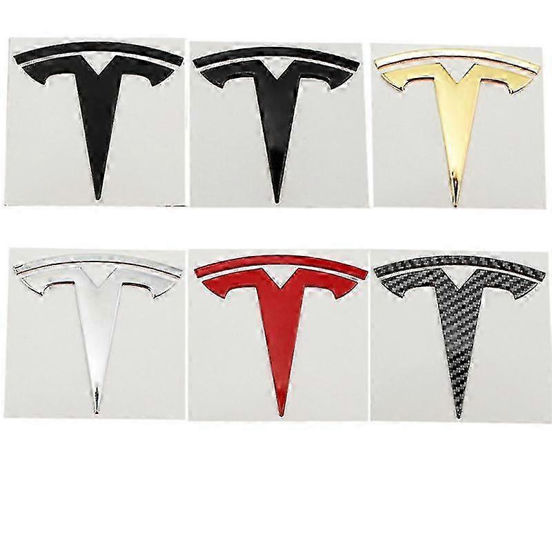 Metal Replacement Sticker For Tesla Model 3 Y Front Back Trunk Logo ...