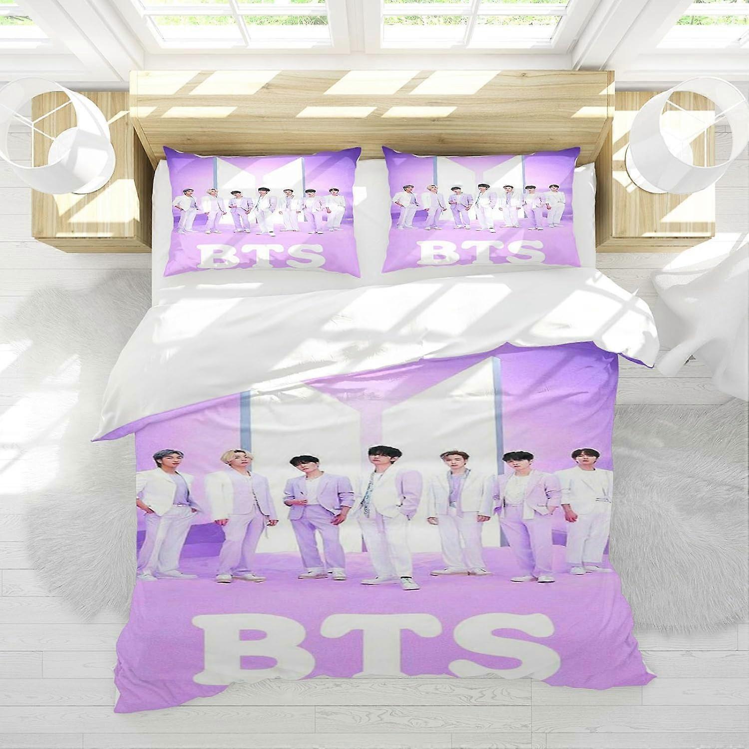 BTS Bangtan Boys Bedding Set, for Teenagers, BTS Bangtan Boys, 3D Print ...