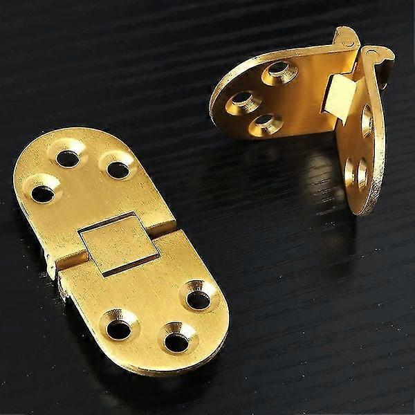Folding Flip Top Hinge, Solid Brass Brushed Finished | Fruugo UK