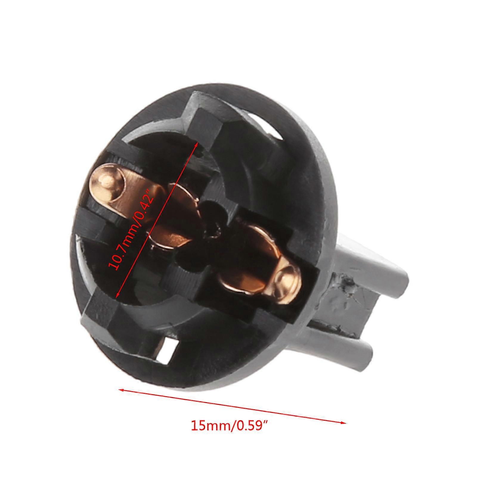 10 Pack T10 Car Light Socket Twist Lock Wedge Instrument Panel Light ...