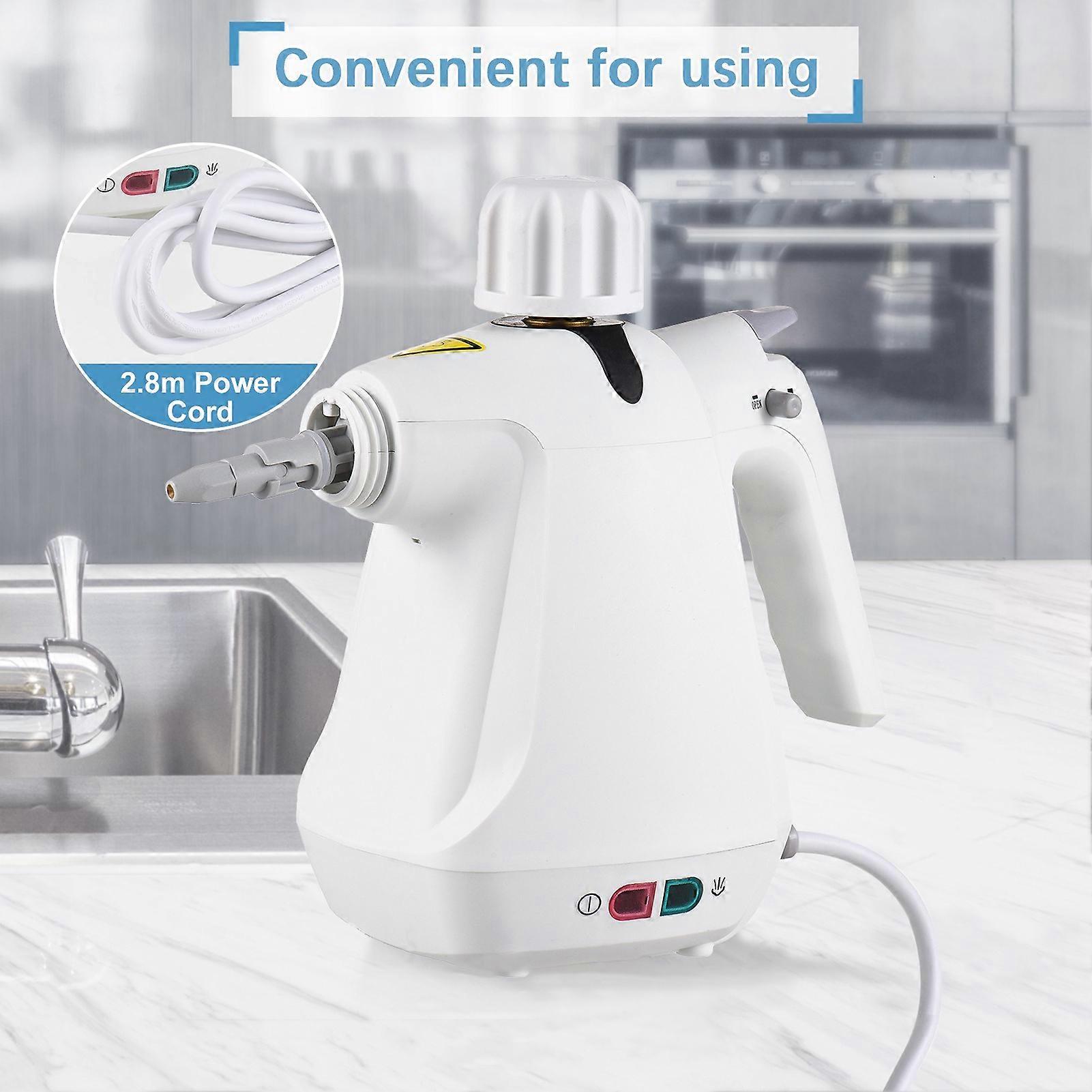 Steam Cleaner with Water Tank 1000W High Power Chemical-Free Plug-Play ...