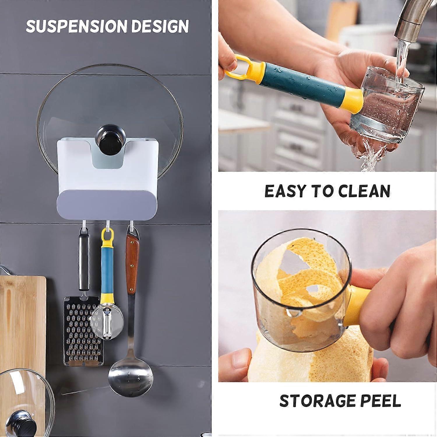 Vegetable Peeler with Storage Box, Potato Peeler for Kitchen ...