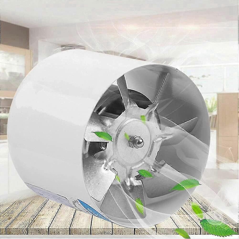 4 Inch Inline Duct Fan Air Ventilator Metal Pipe Ventilation Exhaust ...