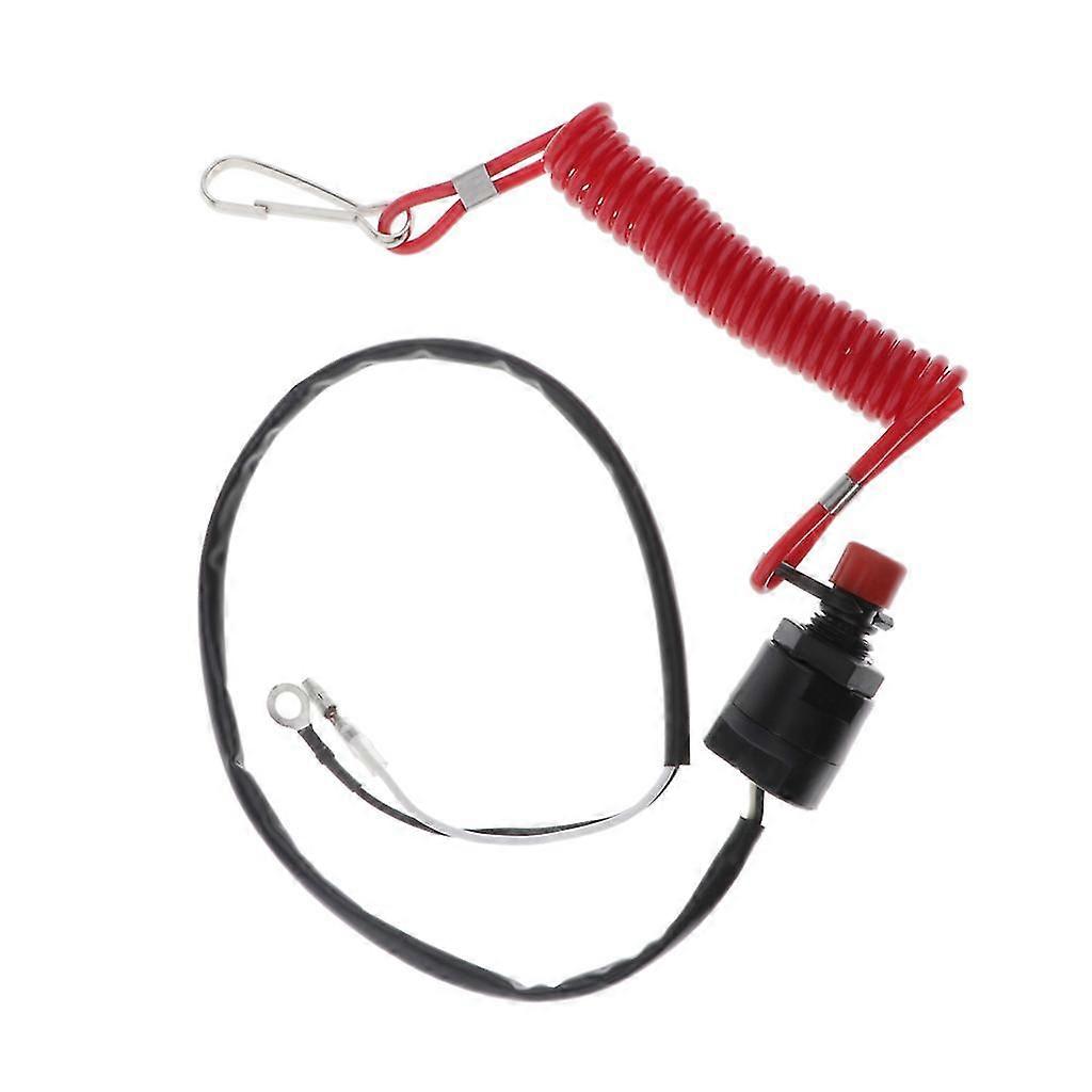 Safety Boat Motor Outboard Emergency Kill Switch Key Lanyard Ignition ...