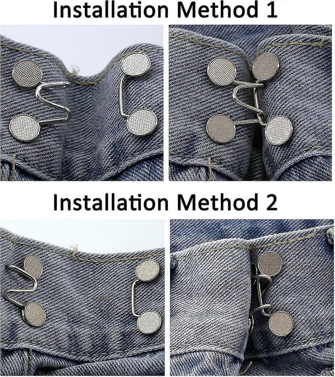 3pcs Jean Button Pins, Adjustable Jean Button, Detachable Jean Button ...