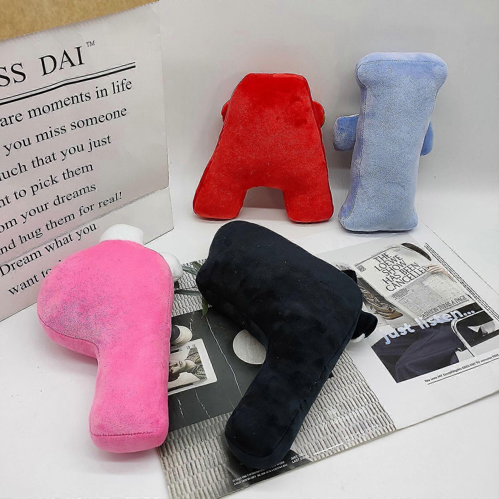 Alphabet Plush Doll Kids Gift Home Decor - Educational Abc Letter Lore ...