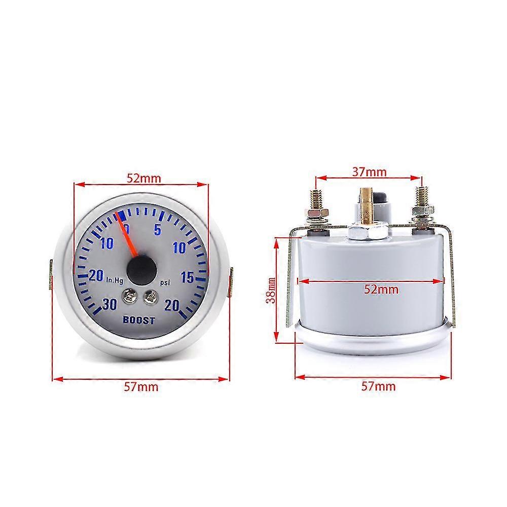 52mm Turbo Boost Gauge Psi (0~20)Psi Car Pressure Gauge Car Meter ...