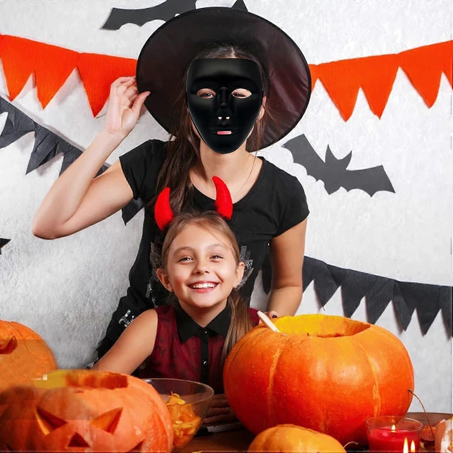 Halloween Costume Fancy Dress Masks for Adults KidsFull Face Anonymous ...