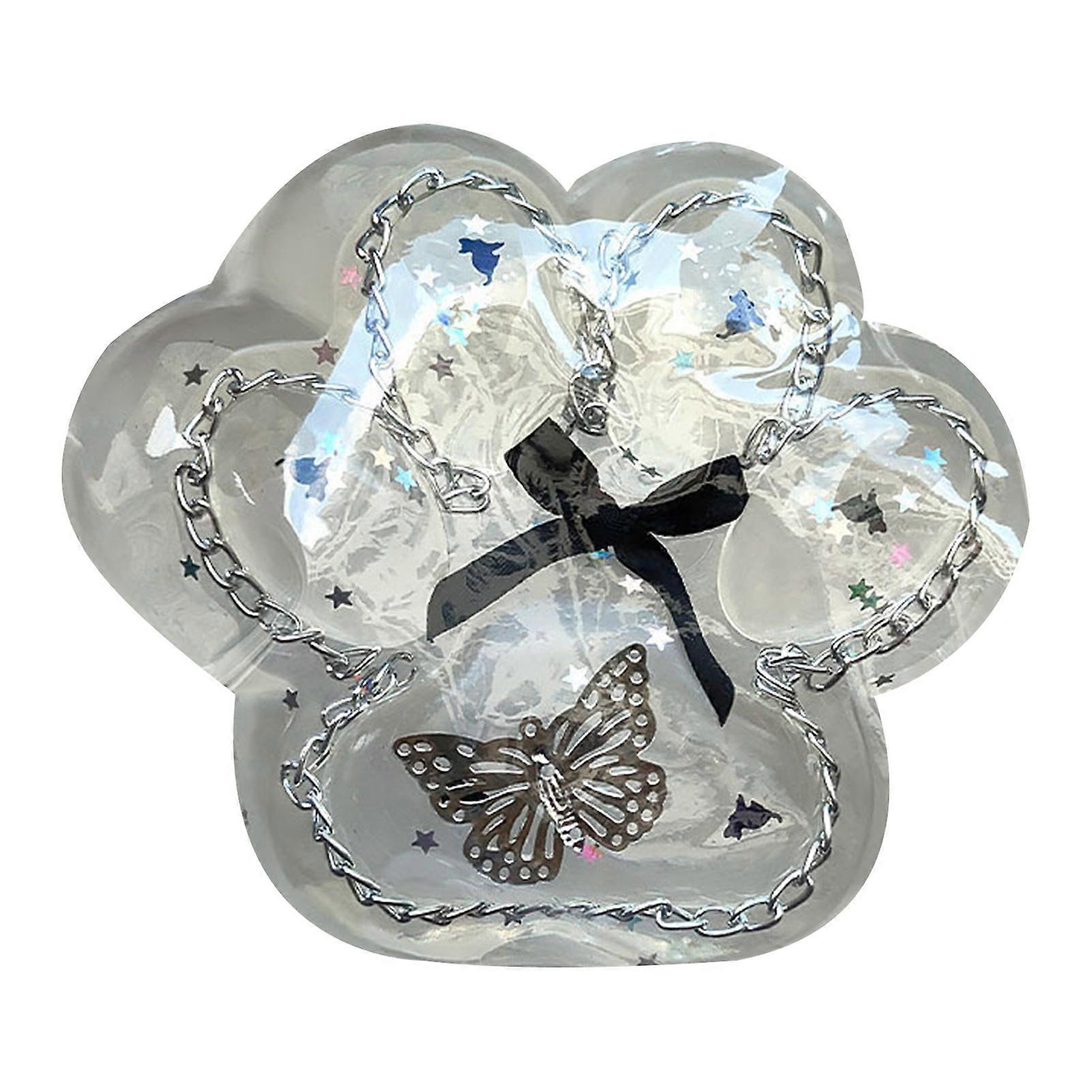 Large Cat Paw Taba Squishy Toy, Clear Cat Paw Squeeze Toys, Kitty ...