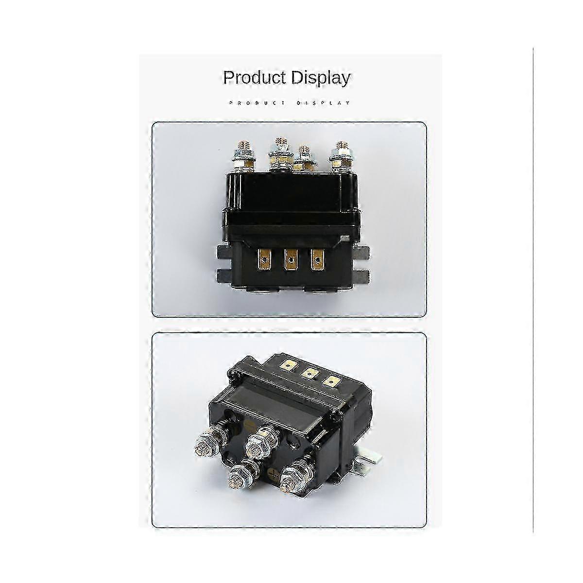 12v Winch Rocker Switch Thumb 250a Solenoid Relay Contactor Winches For ...