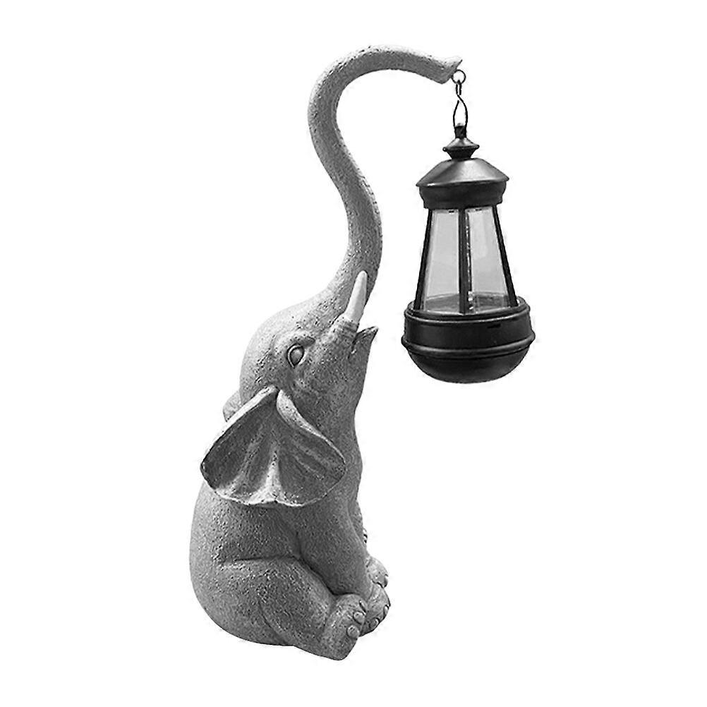 Solar Powered Outdoor Elephant Statue Solar Energy Elephant Statue For ...