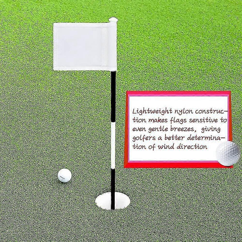 3pcs Golf Flag Golf Flag Solid Golf Flags With Tube Inserted Waterproof ...
