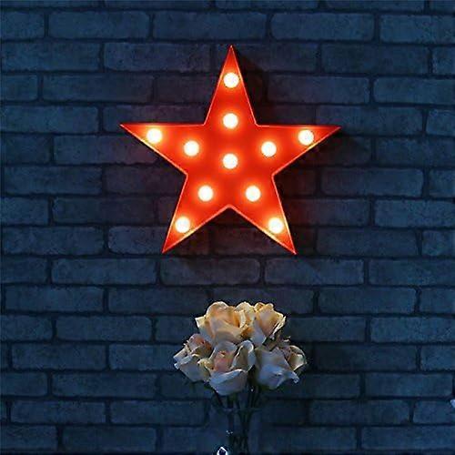 Marquee Light Star Shaped LED Plastic Sign-Lighted Marquee Star Sign ...
