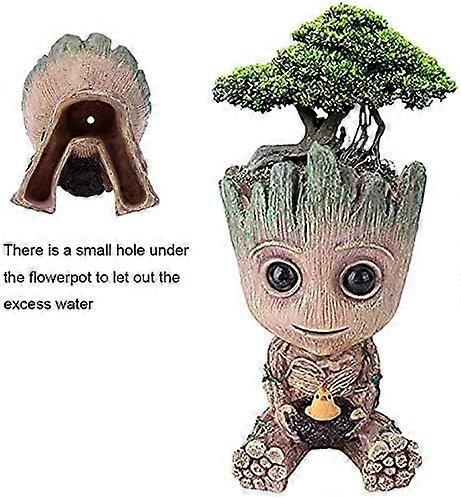 Baby Groot Flower Pot - Guardians of the Galaxy Groot Pen Holder ...