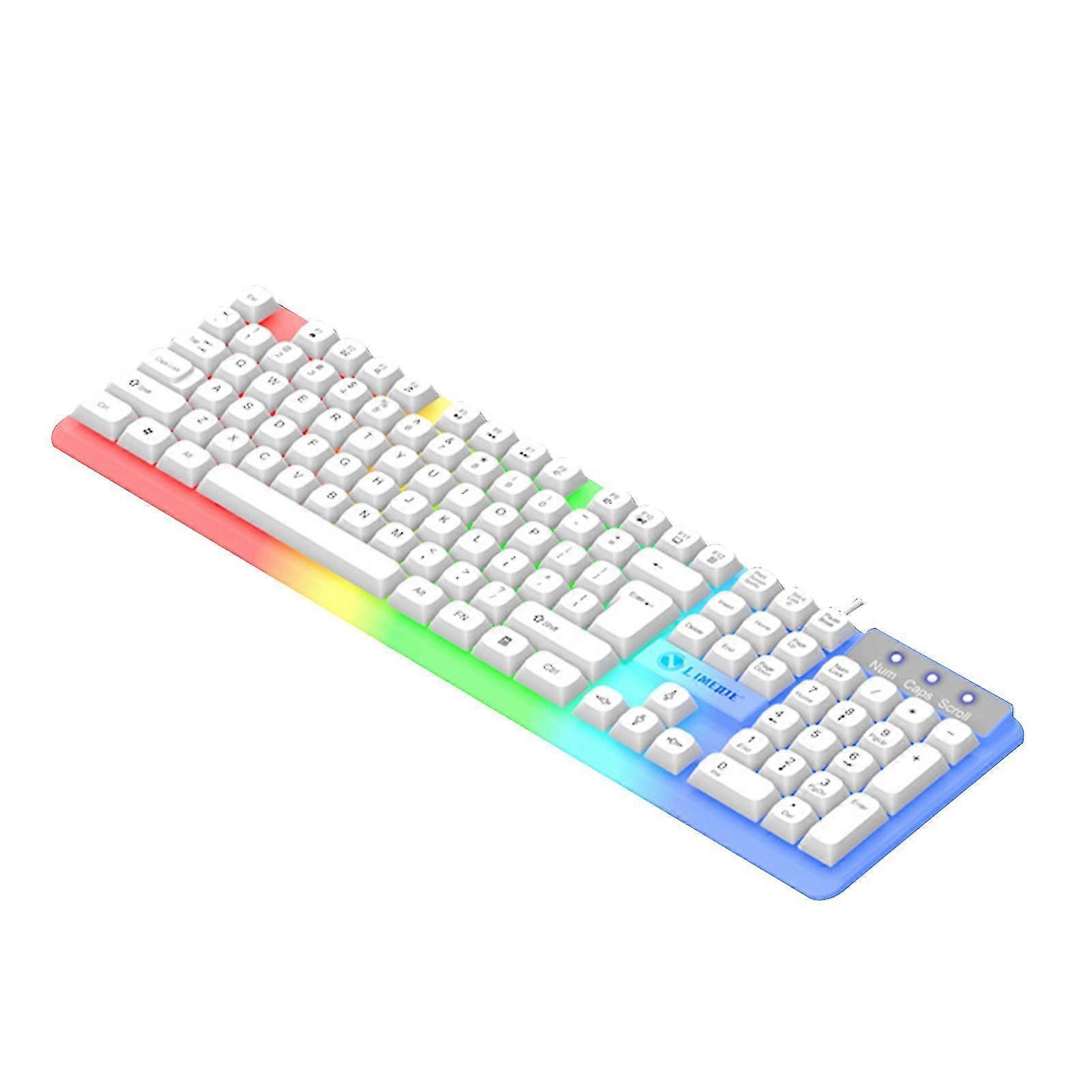 Luminous Keyboard And Mouse Set Hovering Keyboard Mechanical Feeling ...