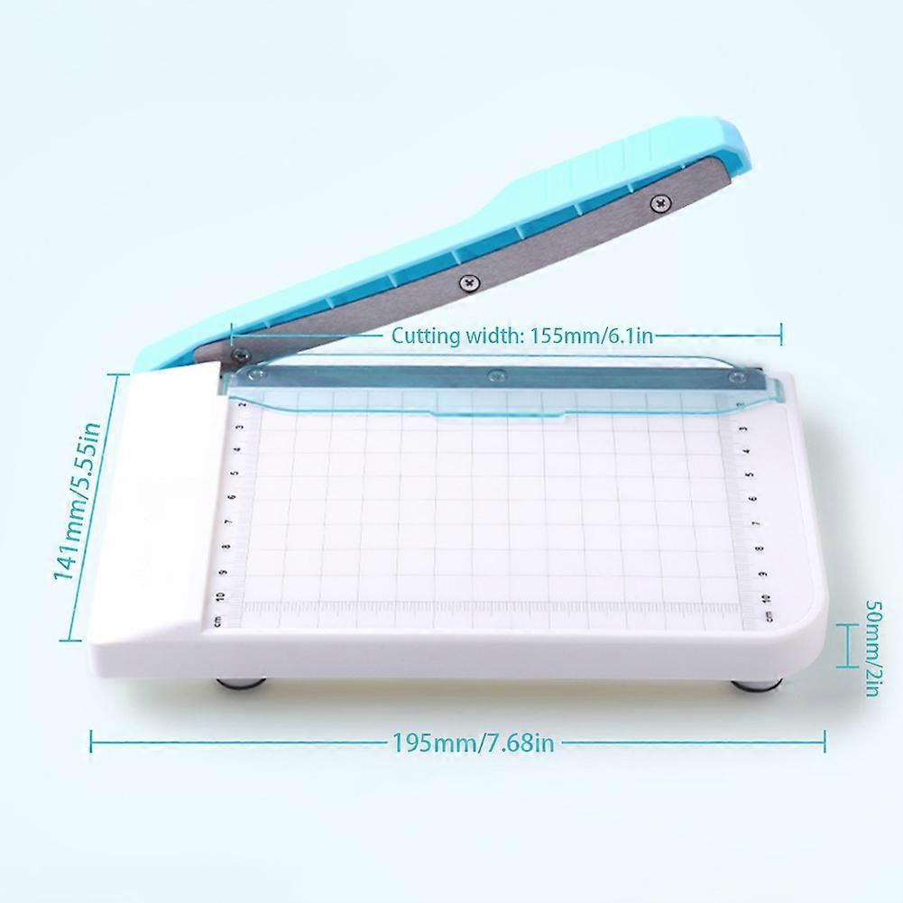 Heavy-Duty Paper Cutter: Sharp Guillotine Blade, 155mm Cutting Width ...