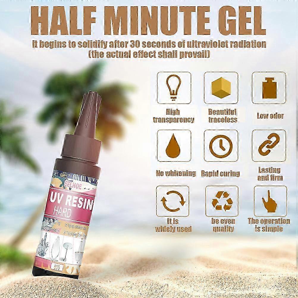 UV Resin Kit Crystal Clear Hard Glue Ultraviolet Curing Resin Glue for Resin Mold Casting ...