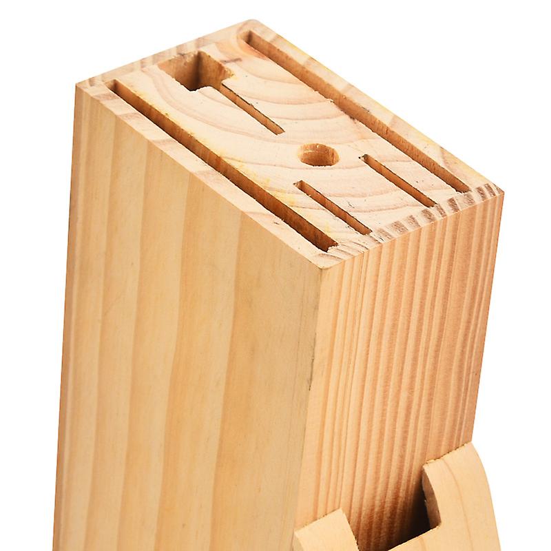 Basics Knife Block Multi-grip Kitchen Knife Holder Log Knife Holder ...