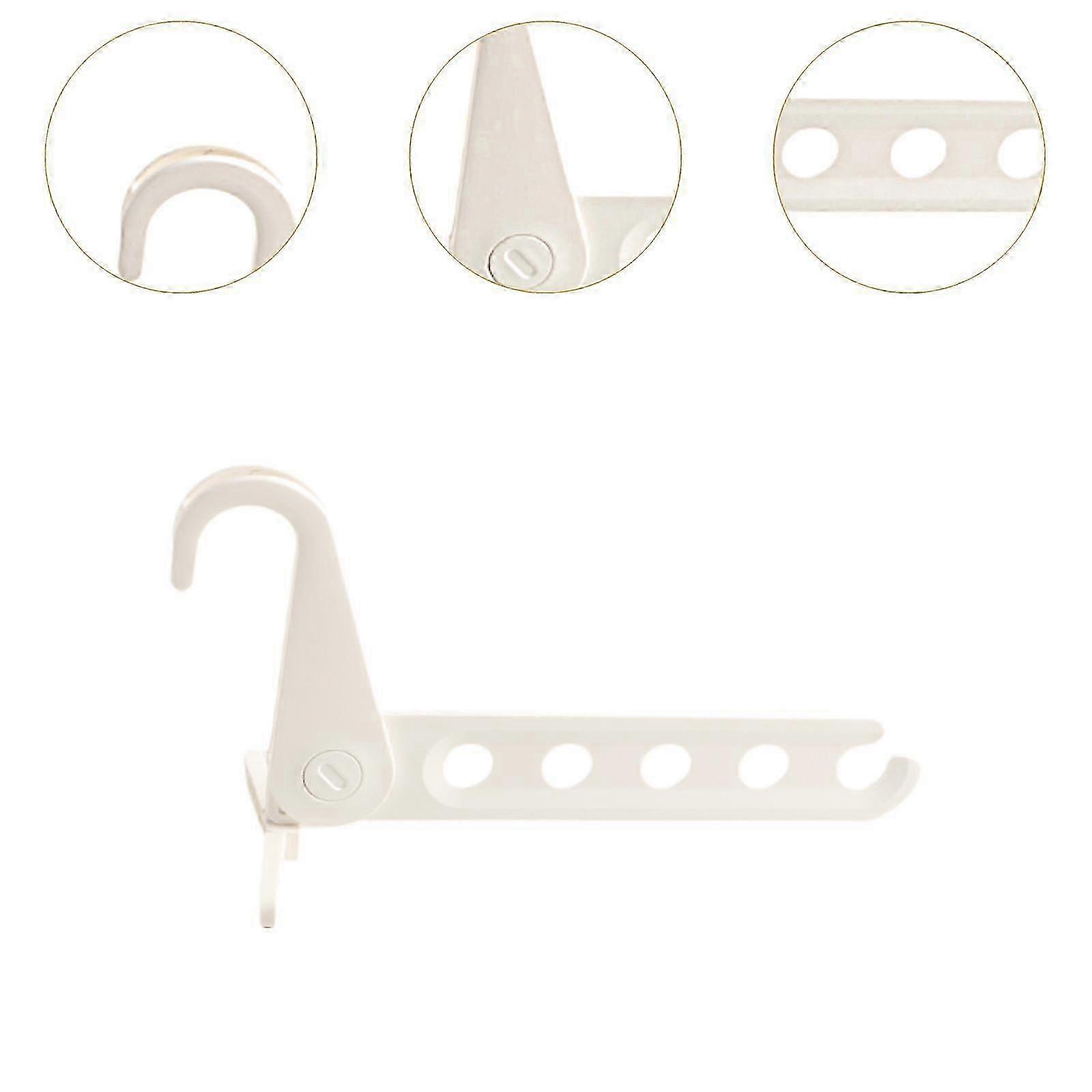 2Pcs Foldable Clothes Hanger Side Hanging Hook for Apartment Camping ...