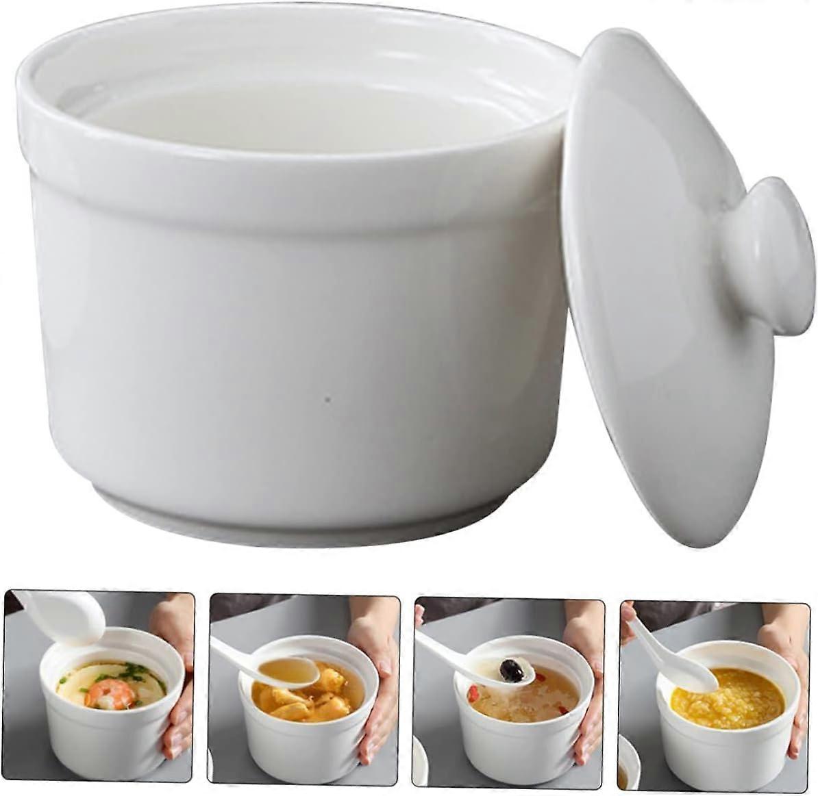 Ceramic Casserole Pot Soup Pudding Cup Steamed Egg French Onion Pumpkin ...