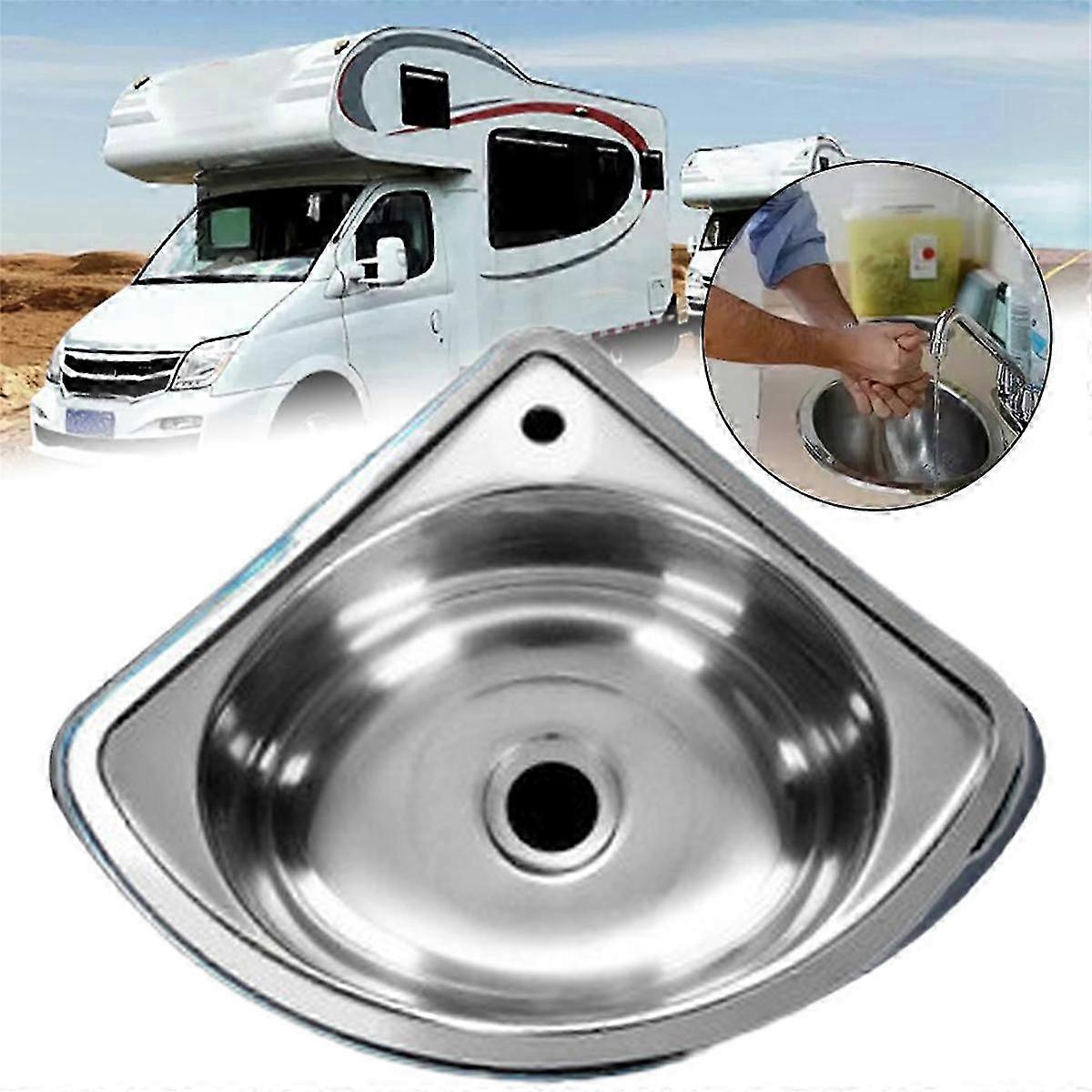 Lightweight steel basin for RV bathroom with modern style | Fruugo UK