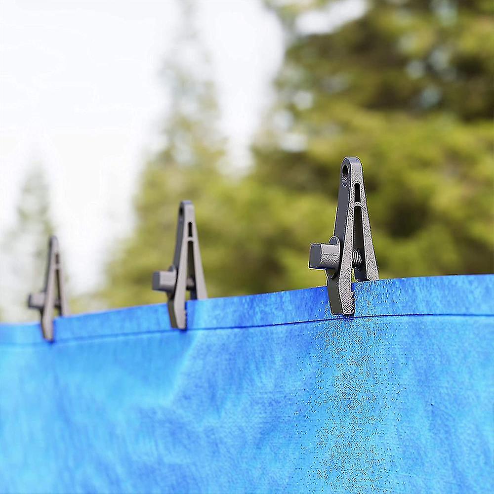 10 Pack Heavy Duty Reusable Tarp Clips - Use With Canopy Tent, Awning ...