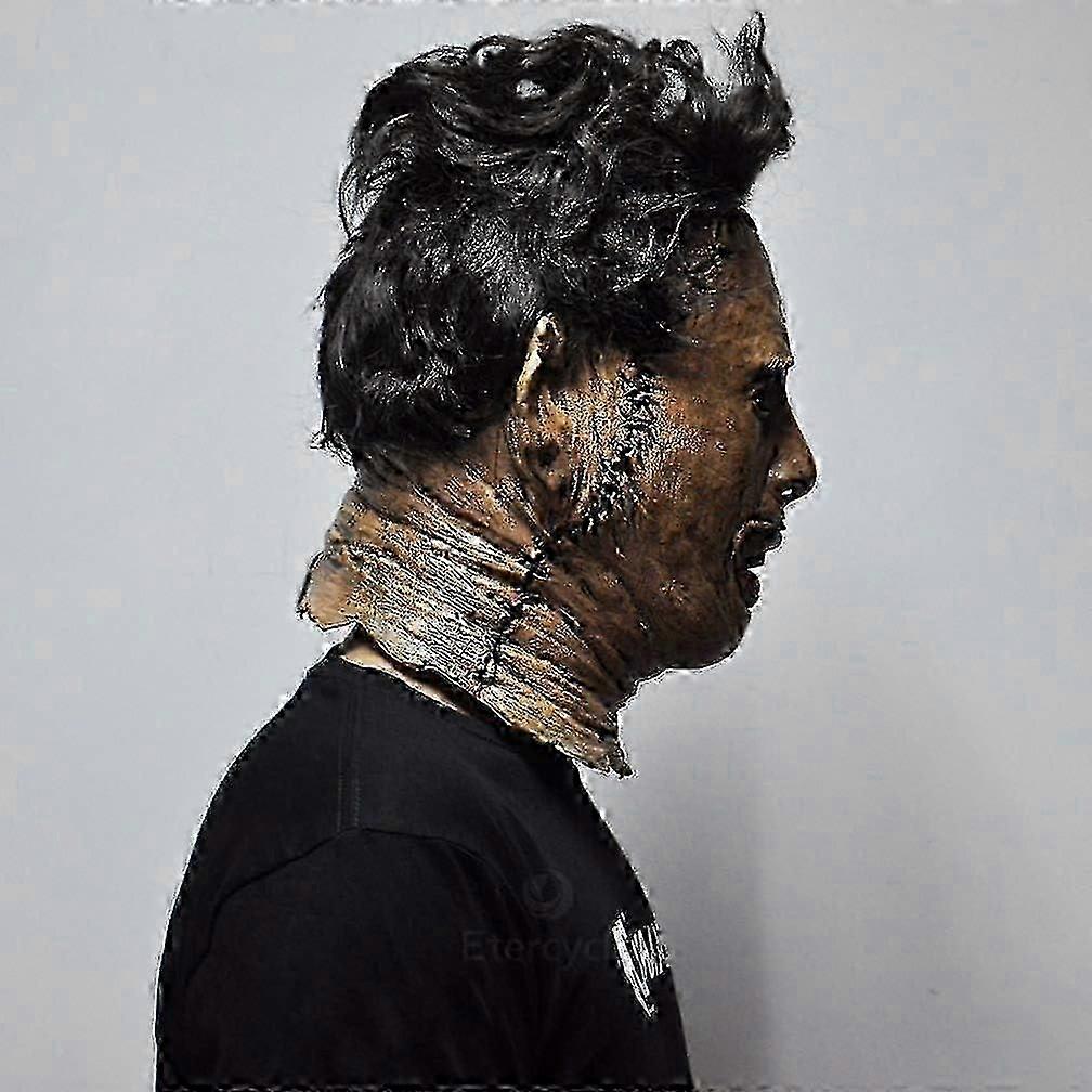 Scary Leatherface Mask for Halloween Parties, Realistic Latex Cosplay ...
