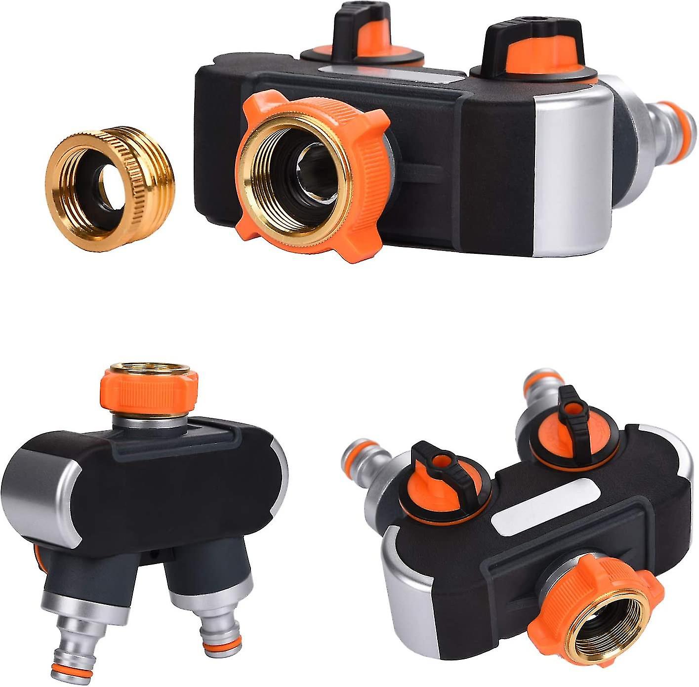 2-way Distributor, Garden Hose Pipe Splitter, 3/4" And 1/2" Water ...