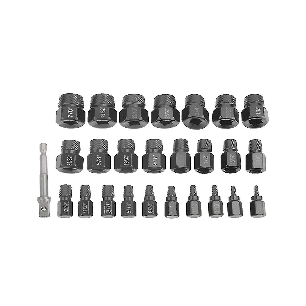 26pcs Screw Extractor Screw Removal Tool Remover Universal Auto Repair ...