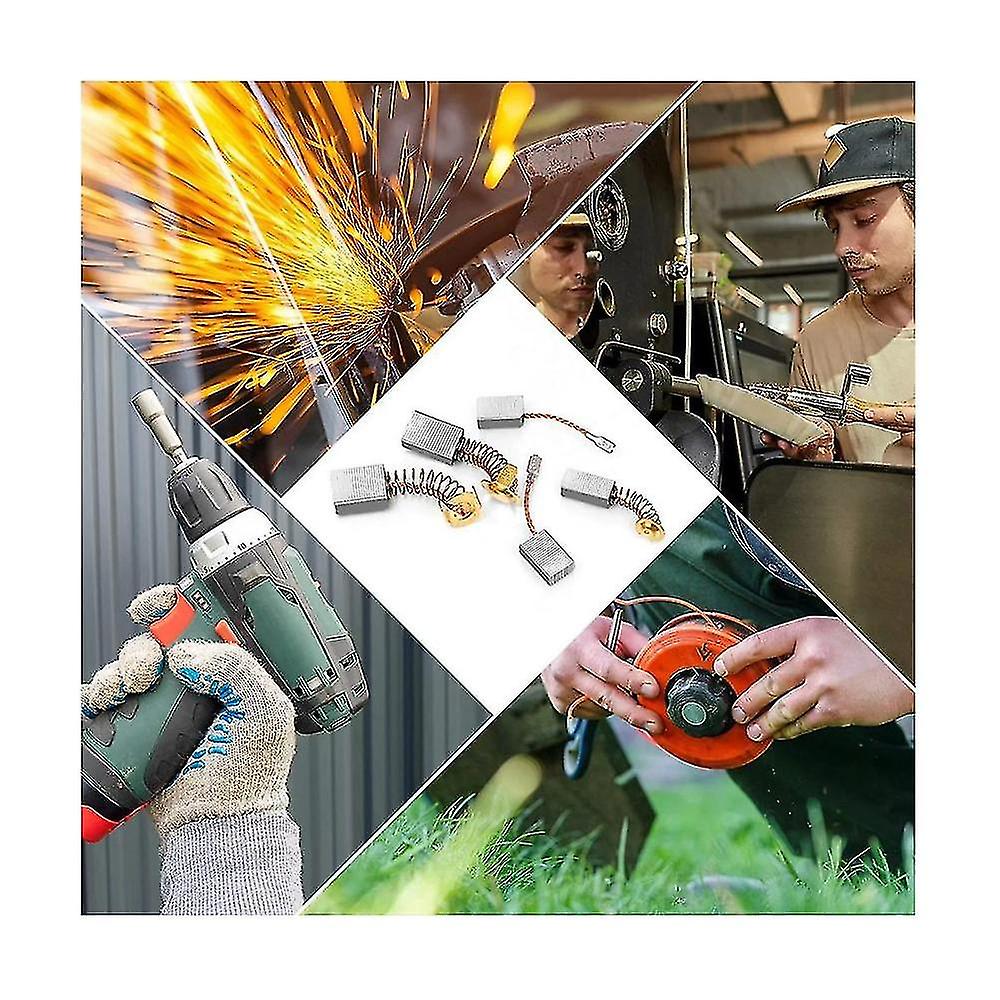 24 Pcs Electric Motor Brushes Carbon Brushes Replacement Part For ...