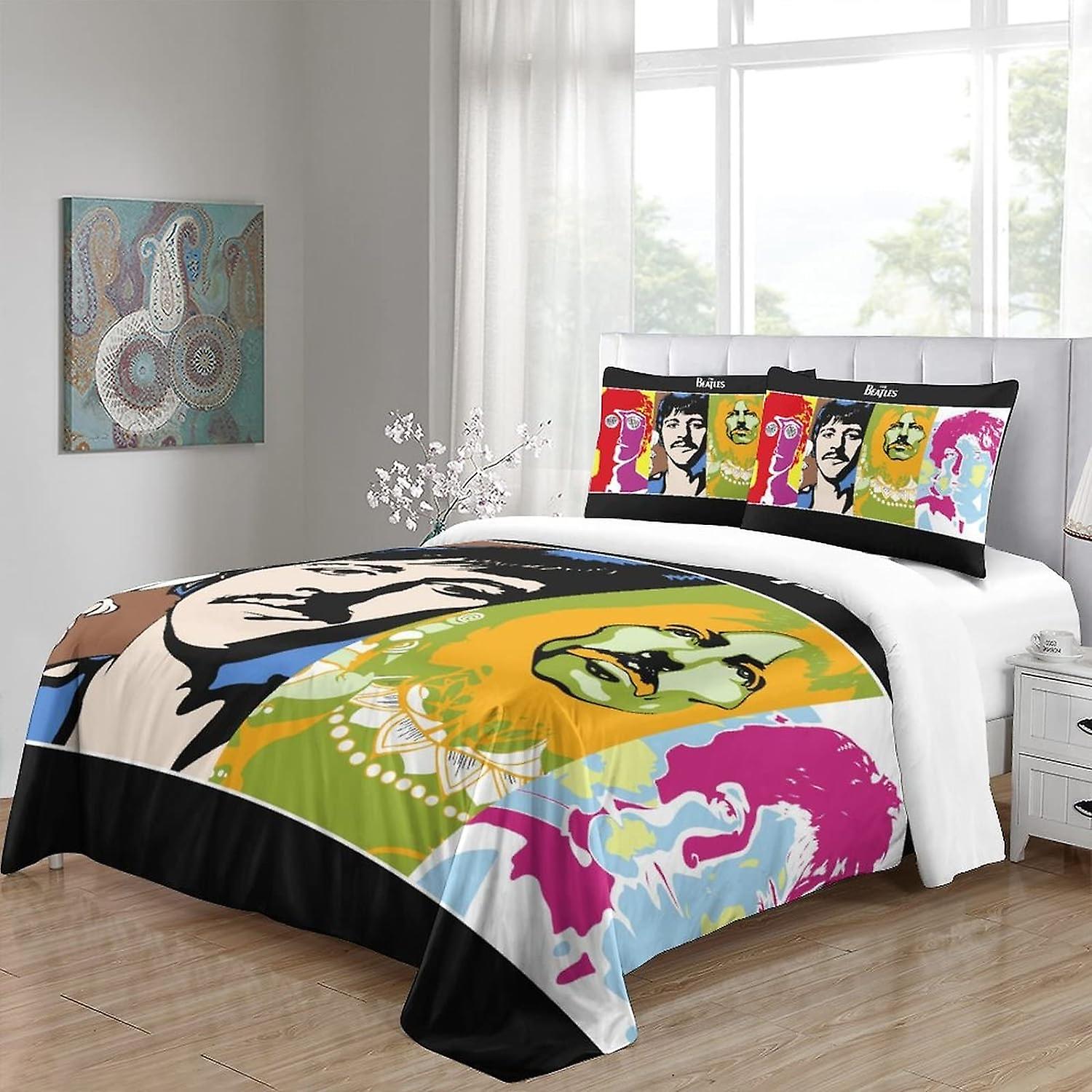 PGtaa The Beatles Bedding Sets Duvet Cover Rock Band Bed Set Collction ...