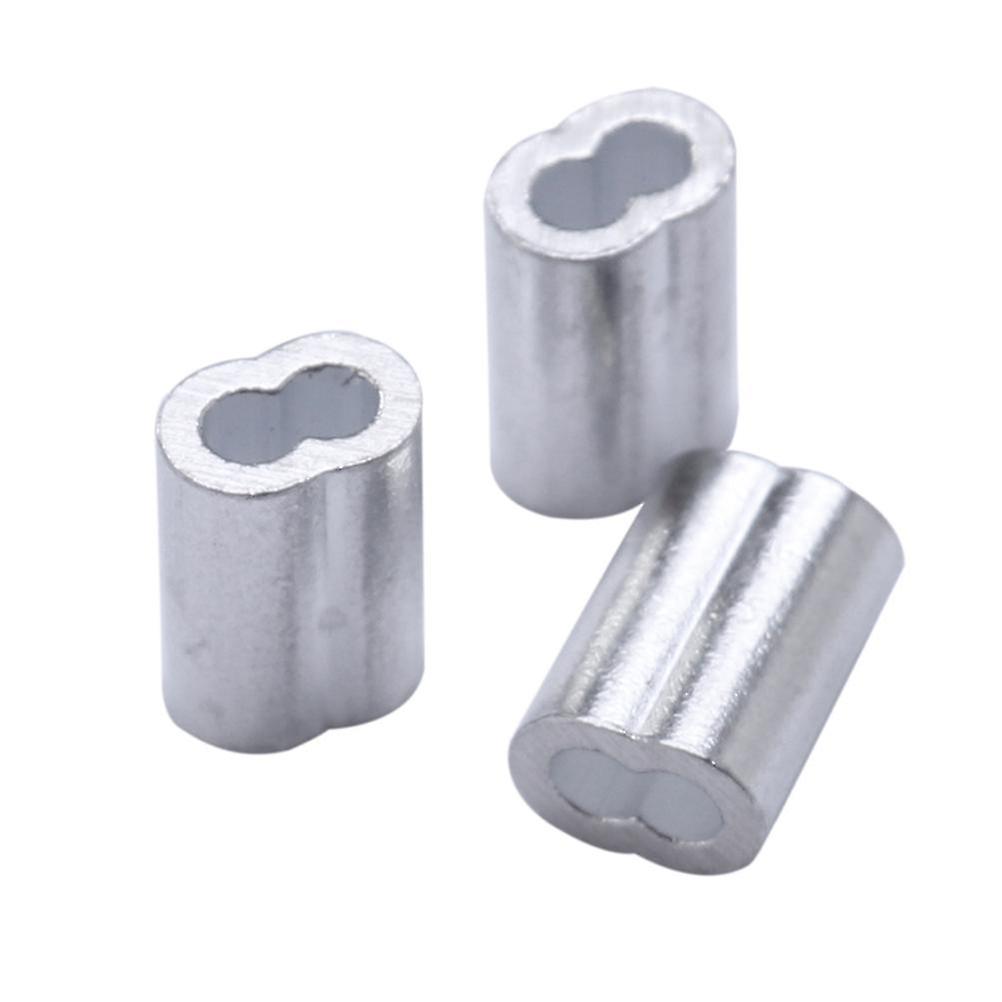 200 Pcs Wire Rope Cable Sleeve Ferrules Cable Aluminum Ferrules ...