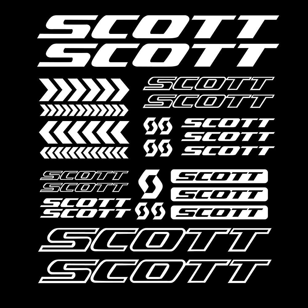 Kit stickers for scott mtb road bike frame vinyl sticker decal cut ...