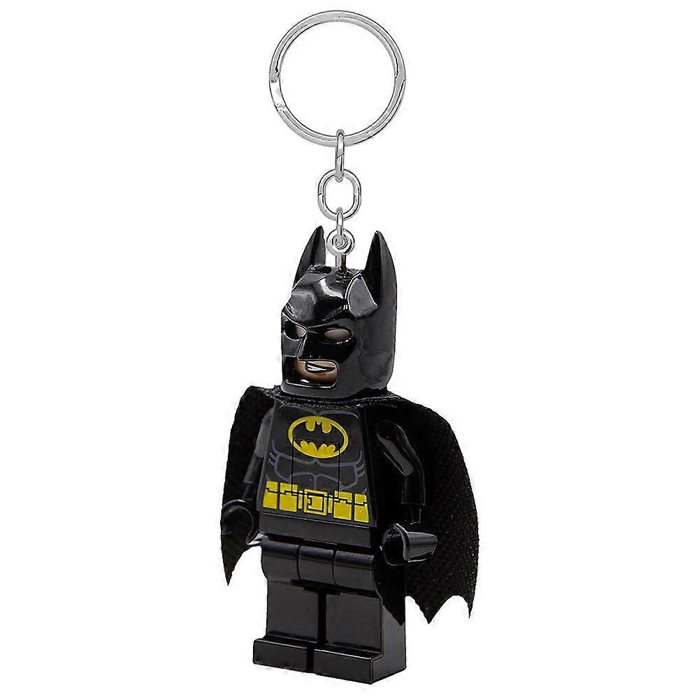 LEGO Batman Minifigure DC Superheroes Key Light - Black Suit (Keyring ...