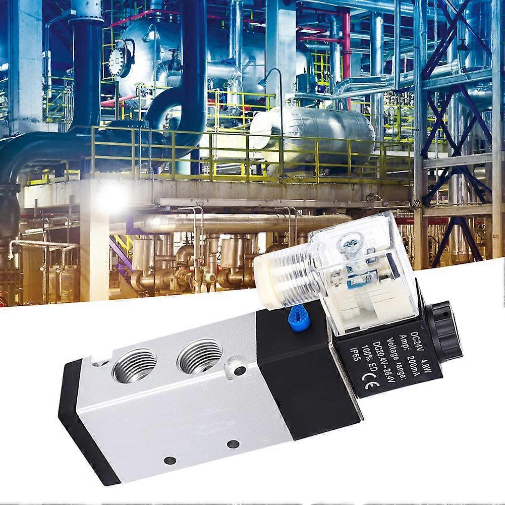 4V310-10 Outlet Type 2 Position 5 Way Electromagnetic Valve Industrial Accessory for AirTAC ...