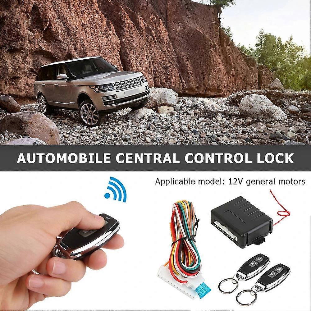 12V Universal Car Key Systems Key blade Remote Central Door Lock less ...