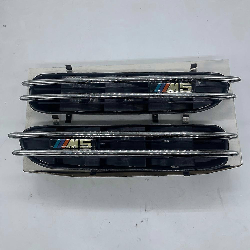 2PCS 51137896849 51137896850 Left + Right Chrome Car Fender Side Panel ...