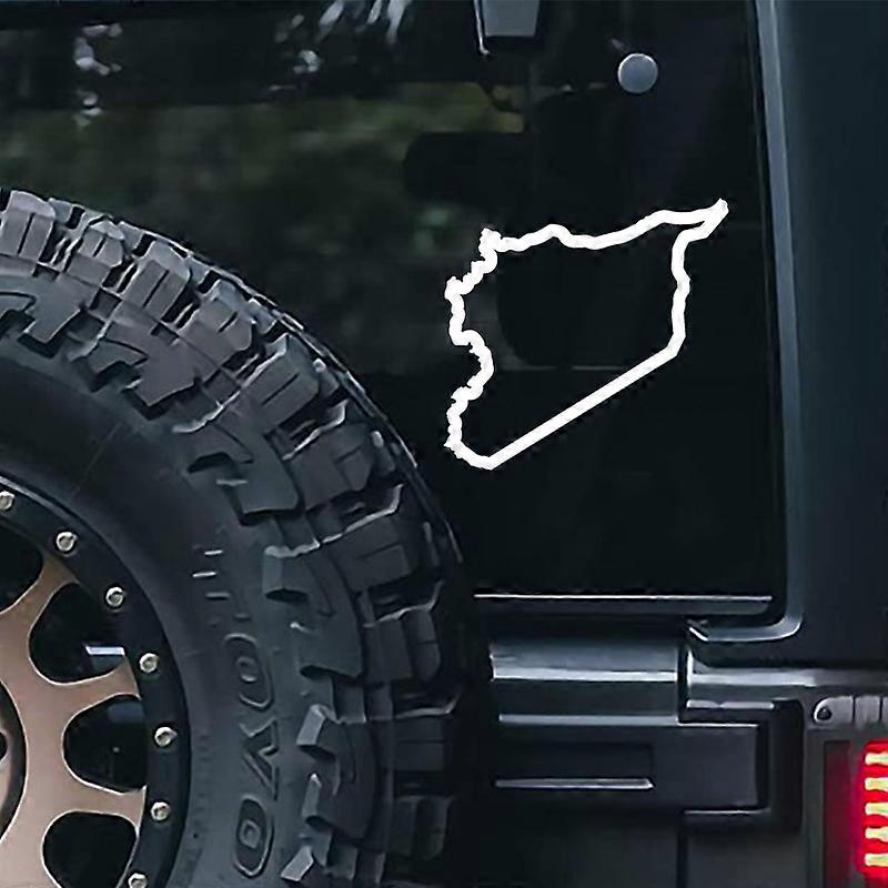 Ck22123 Vinyl Decal For Syria Country Outline Damascus Car Sticker ...