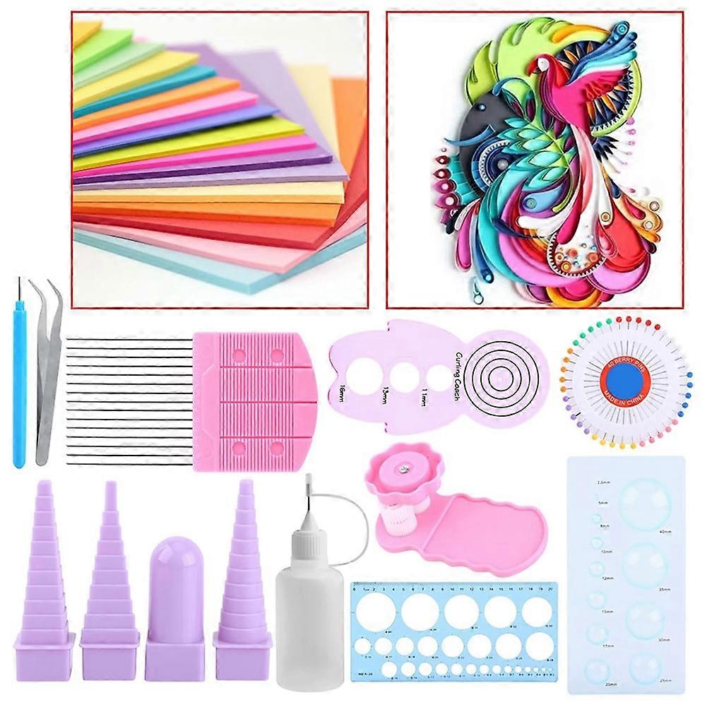 11 in 1 Paper Quilling Border Paper Quilling Tools Kit Paper Crafts ...