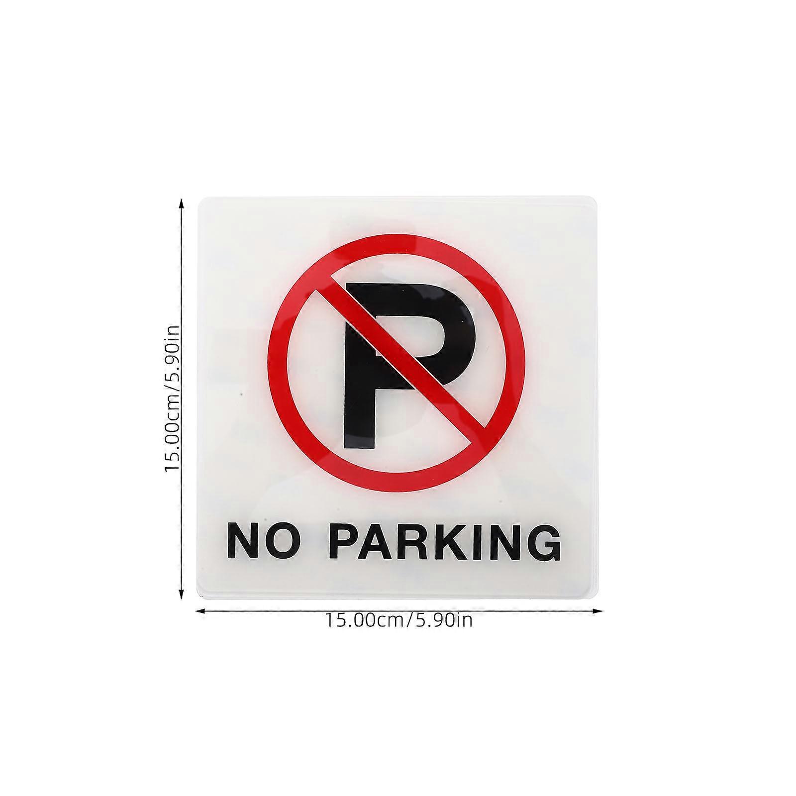 Acrylic No Parking Sign No Parking Symbol Sign Weather-resistant No ...